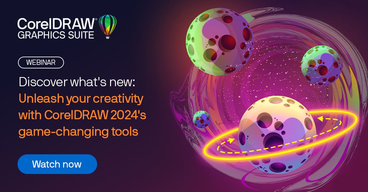 Watch our webinar on game-changing design tools | CorelDRAW Graphics Suite