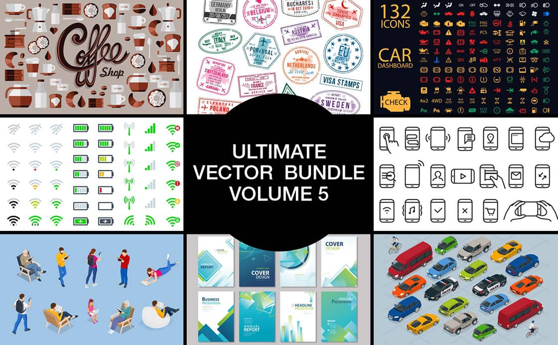 Premium Vector Bundles: Vector art, icons & Graphics