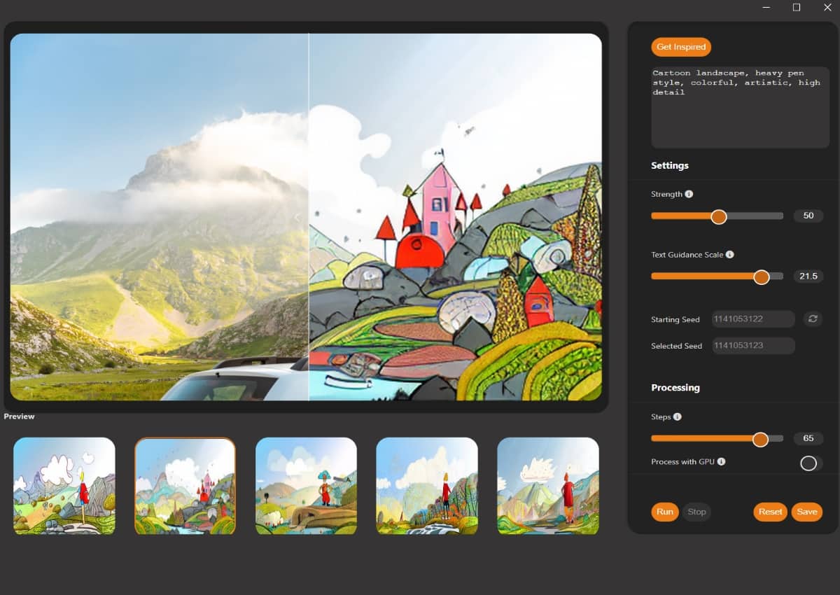 AI art generator – Vision FX | CorelDRAW Graphics Suite