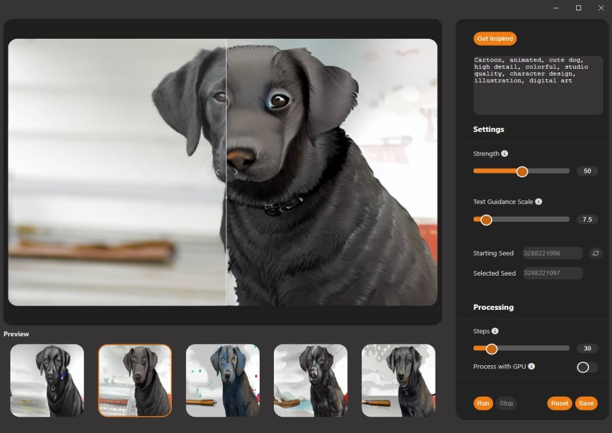 AI art generator – Vision FX | CorelDRAW Graphics Suite